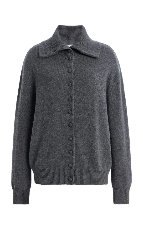 LISA YANG Denie Cashmere Cardigan - Grey