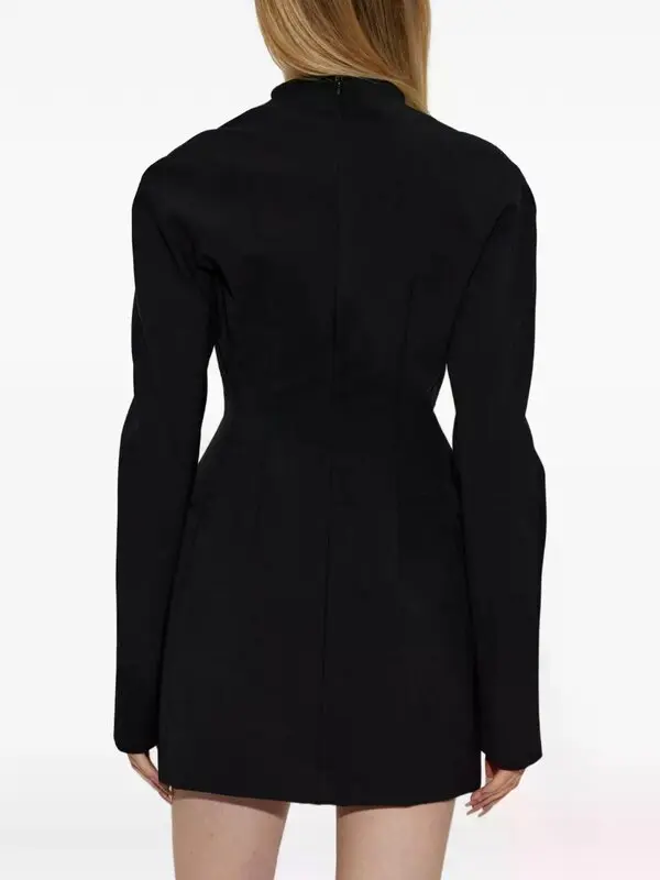 Sportmax V-neck Flap-pocket Mini Dress