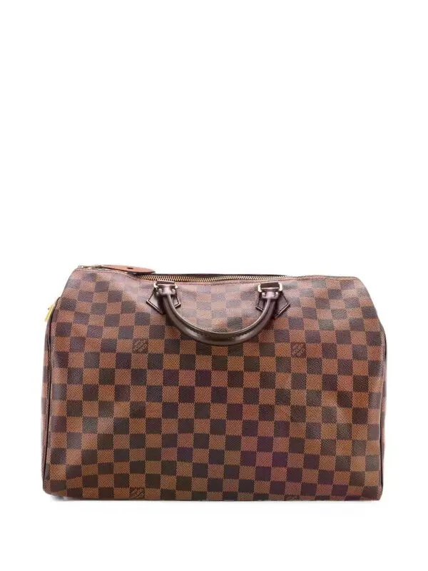 LOUIS VUITTON Speedy Handbag Damier 35 Satchel
