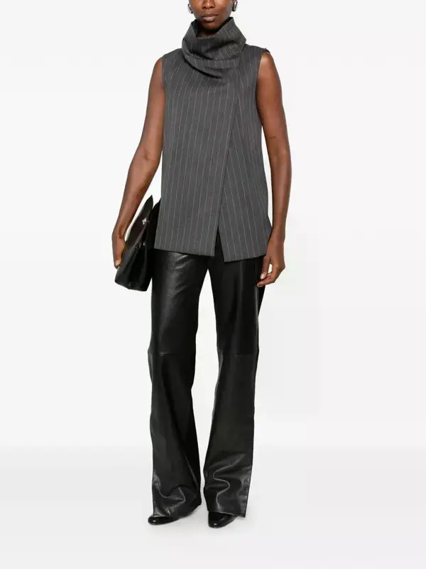 Sportmax Albata Pinstripe-pattern Gilet