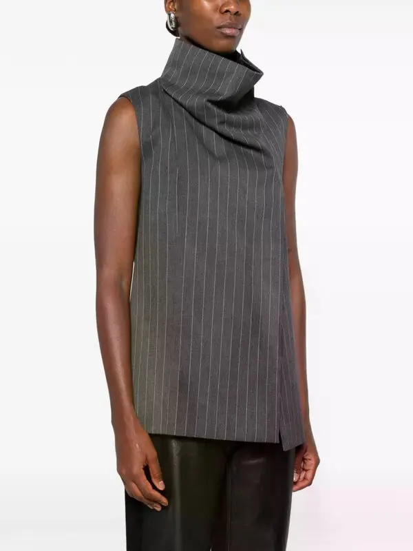 Sportmax Albata Pinstripe-pattern Gilet