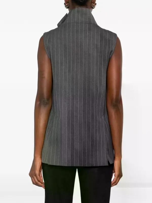 Sportmax Albata Pinstripe-pattern Gilet
