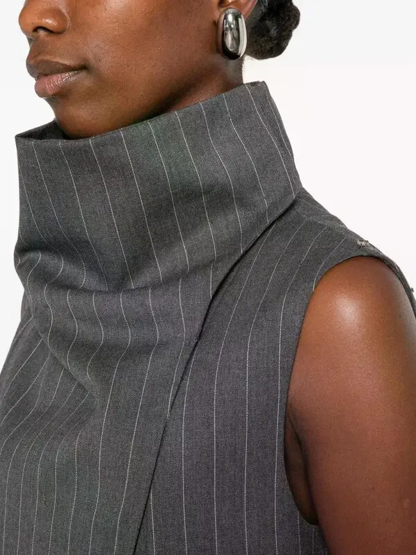 Sportmax Albata Pinstripe-pattern Gilet