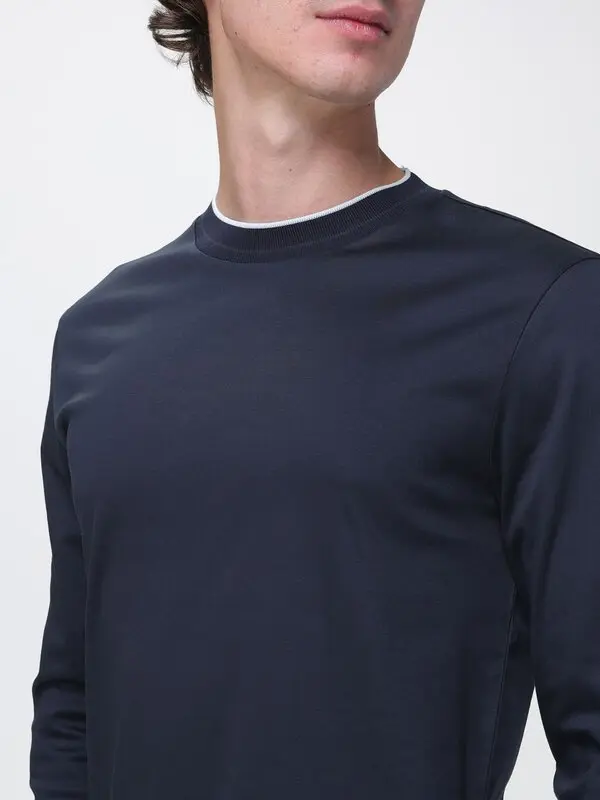 BOSS Cotton Bomber Jacket With Stand-up Collar And Elasticated Cuffs And Hem