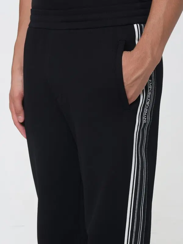 Emporio Armani Jersey Jogging Trousers With Elasticated Waist And Logo