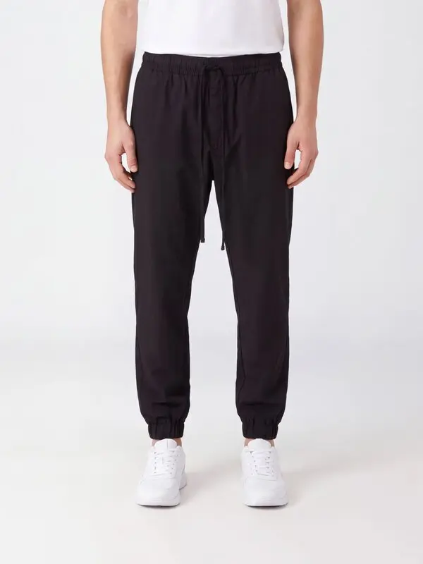 THOM KROM Technical Fabric Joggers With Drawstring And Cargo Pockets