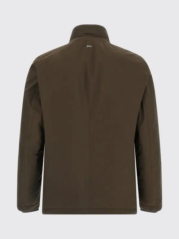 Herno Slim Fit Water-repellent Polyester Jacket With Down Bib
