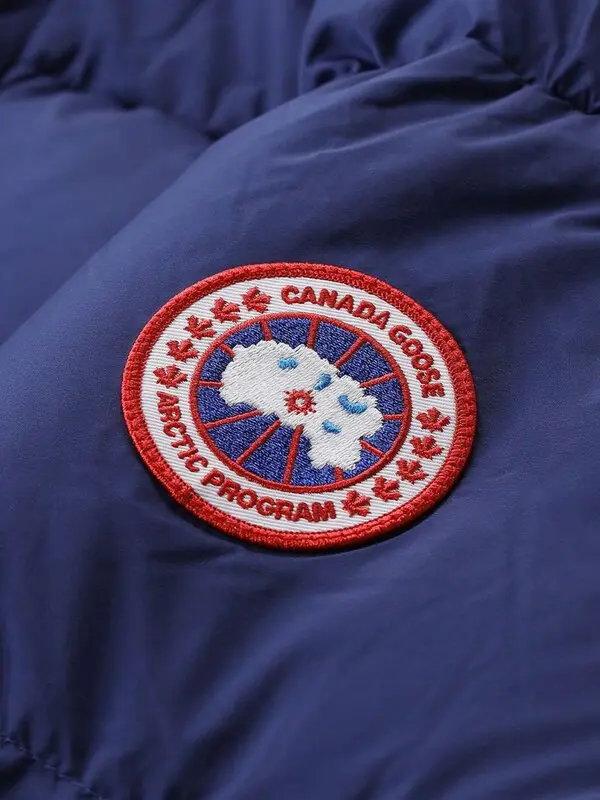 Canada Goose Sterling Hooded Quilted Nylon Down Jacket With Goose Feather