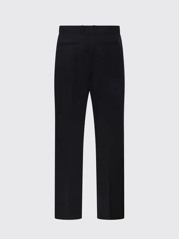 Our Legacy Wide Leg Virgin Wool Tailored Trousers With Pleats