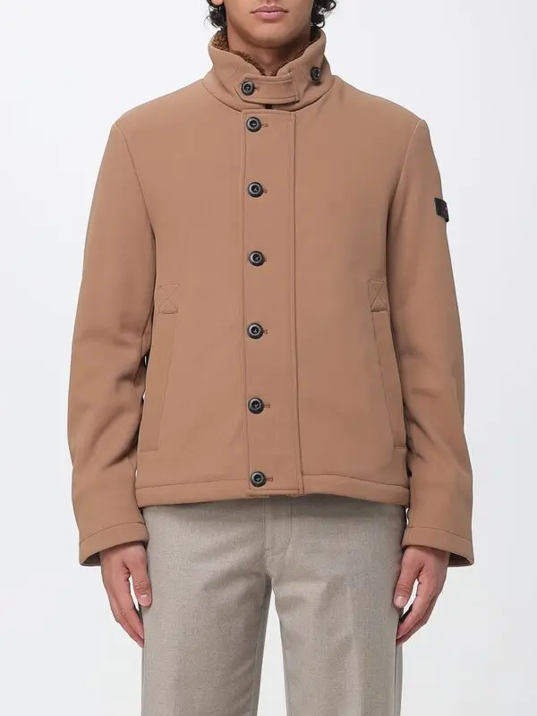 Peuterey Zandv Padded Nylon Windbreaker Jacket With Faux Fur Lining