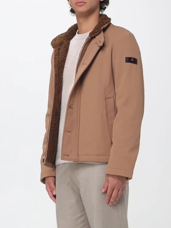 Peuterey Zandv Padded Nylon Windbreaker Jacket With Faux Fur Lining
