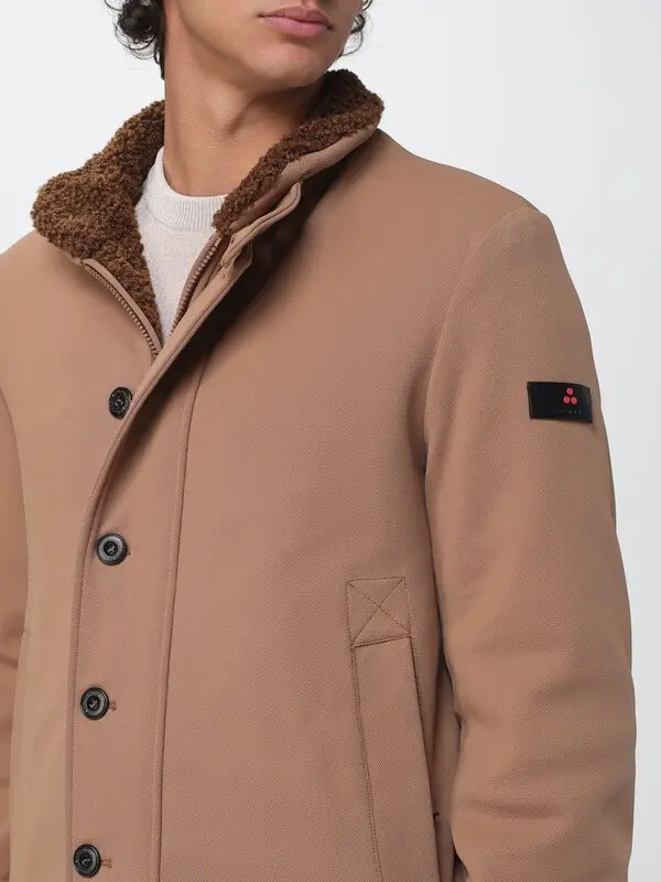 Peuterey Zandv Padded Nylon Windbreaker Jacket With Faux Fur Lining