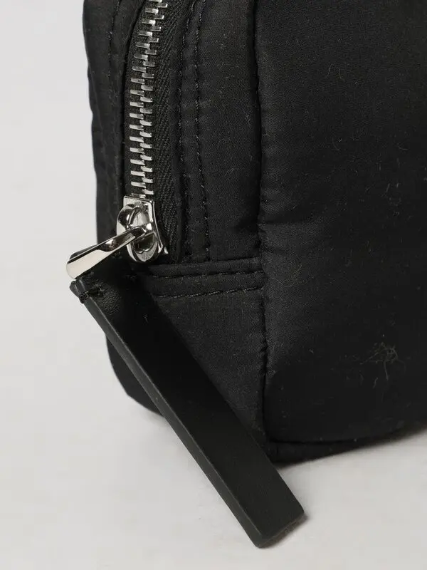 Marni Nylon Document Holder Pouch With Applied Logo And Zip Closure