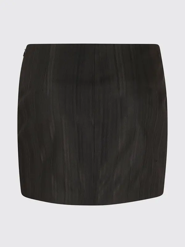 DONDUP Mid-rise Pinstripe Wool-blend Pencil Mini Skirt