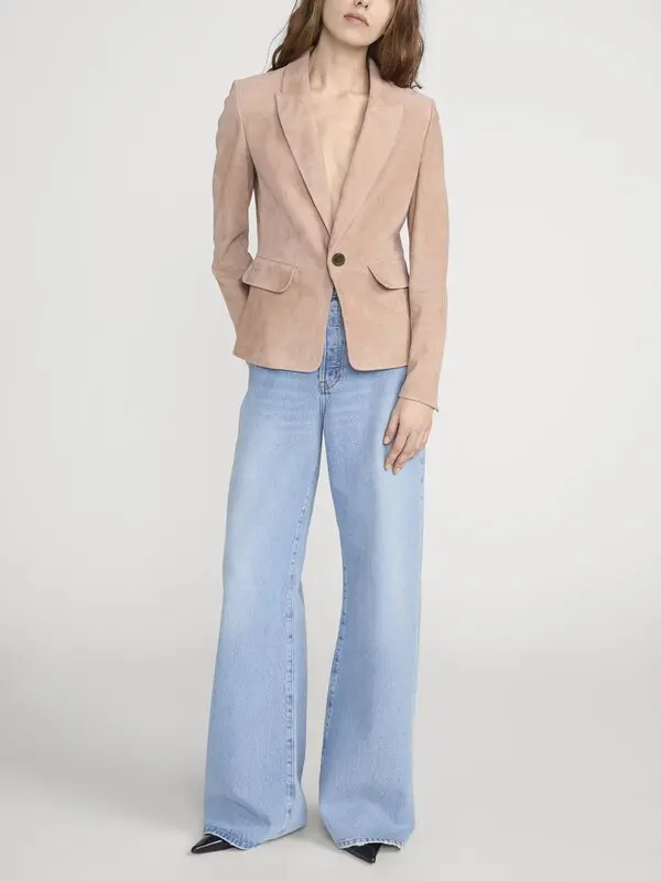 FRAME The Suede Sleek Blazer