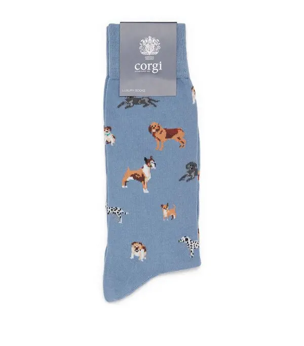 CORGI Jacquard Dog Socks