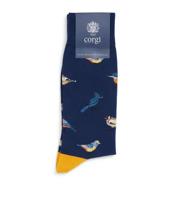 CORGI Jacquard Bird Socks