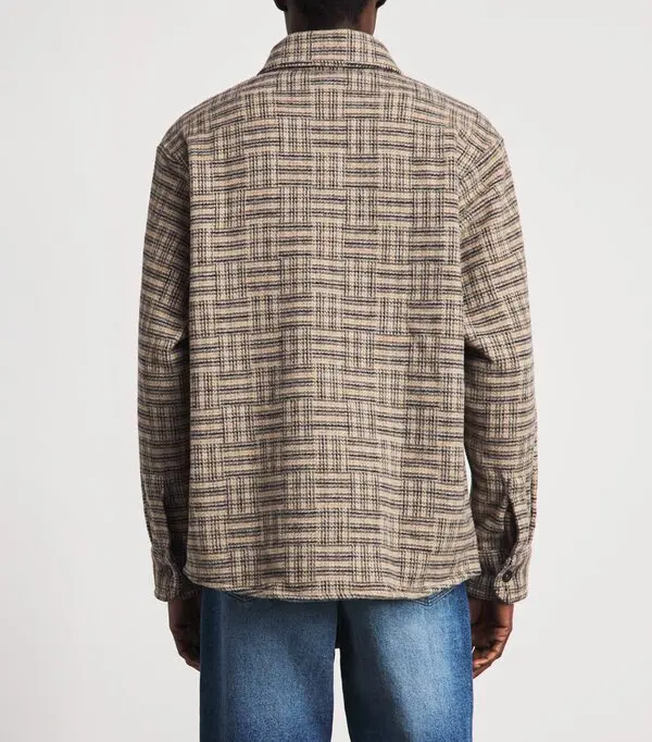 A.p.c. Wool Check Overshirt