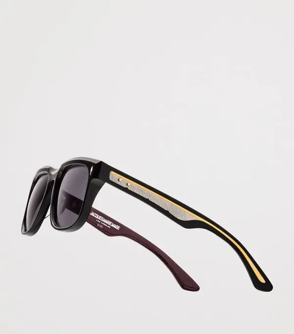 JACQUES MARIE MAGE Acetate Wesley Sunglasses - Red