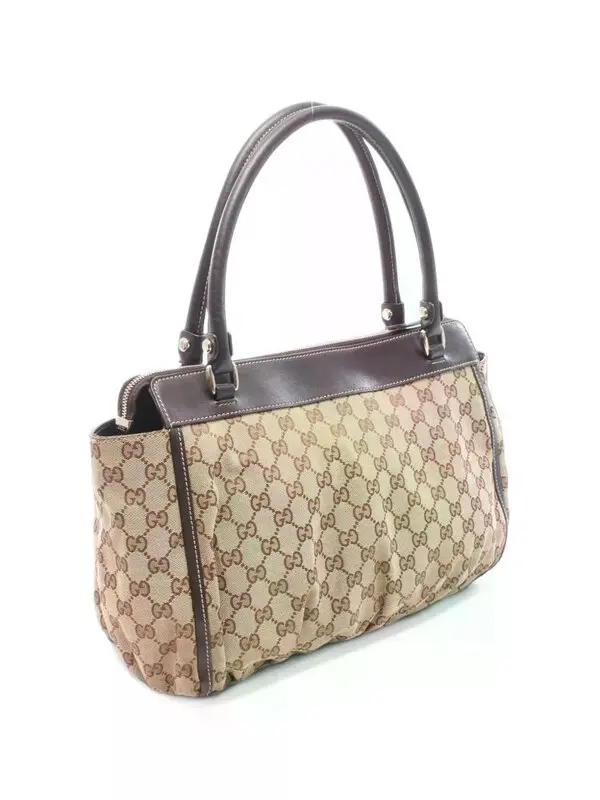 Gucci 2000s Abby Gg Canvas Tote Bag - Neutrals