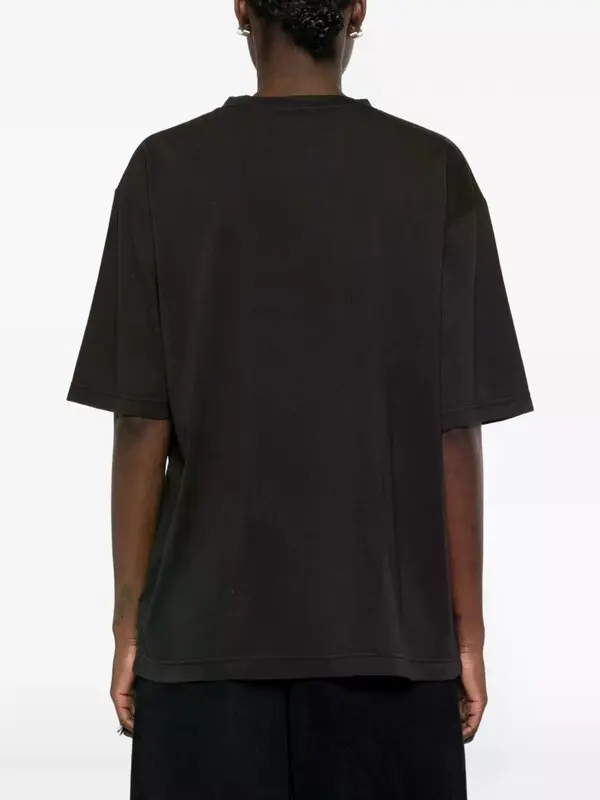 CELLAR DOOR Daniel Crew-neck T-shirt - Brown