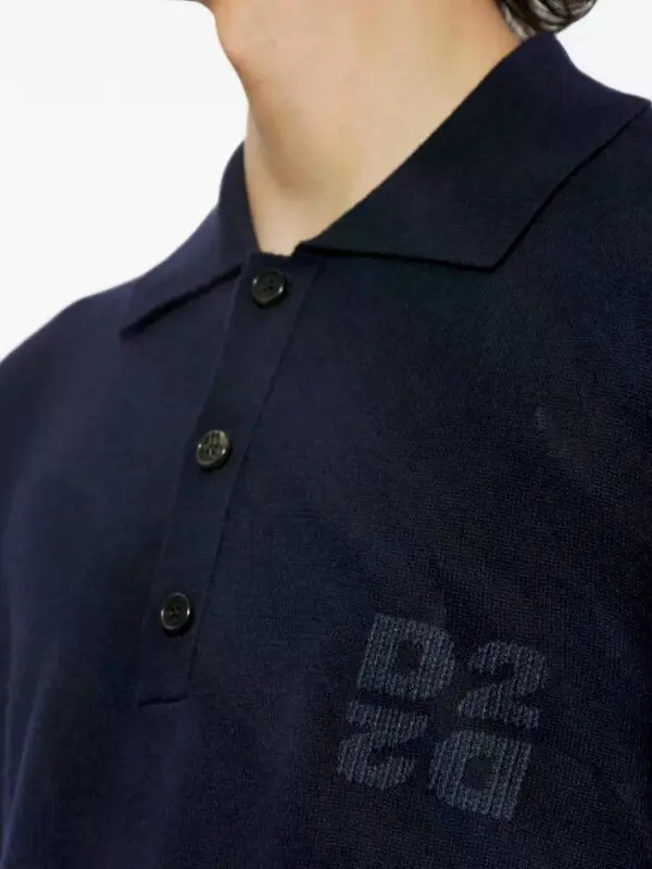 Dsquared2 Logo-embroidered Wool Sweater