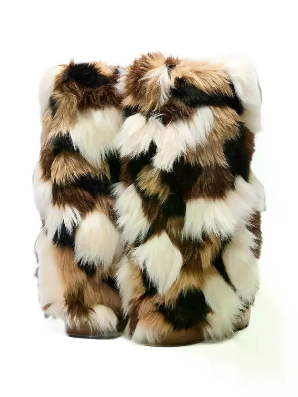 Casadei Husky Patchwork Boots