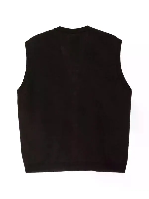 RAME V-neck Button-detail Top