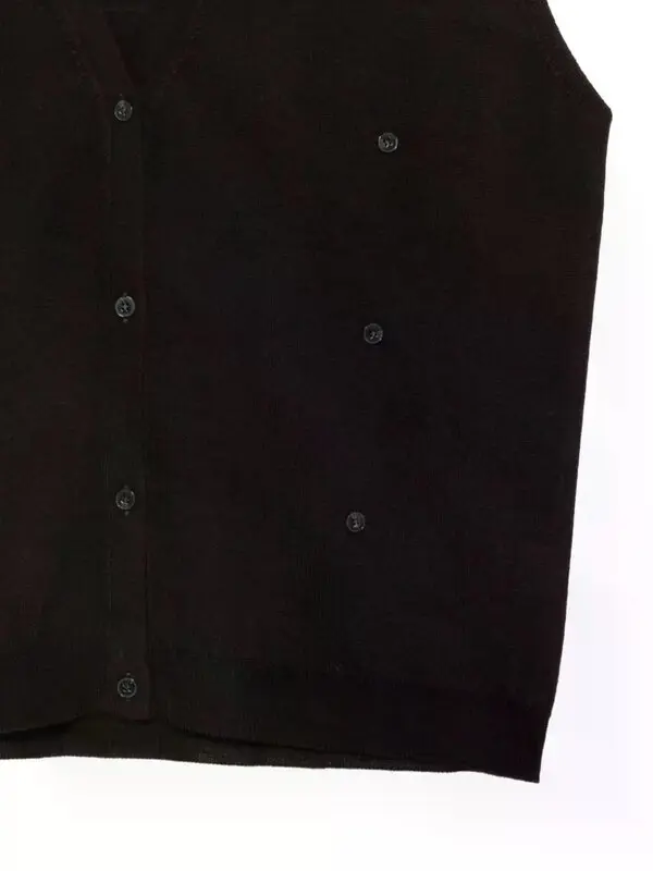 RAME V-neck Button-detail Top