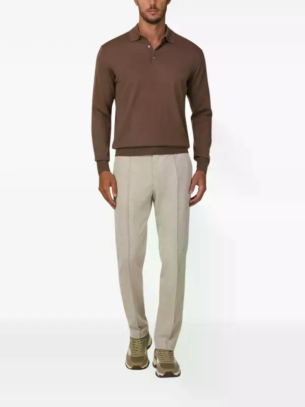 Boggi Milano Trousers In Technical Jersey