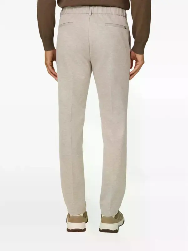 Boggi Milano Trousers In Technical Jersey