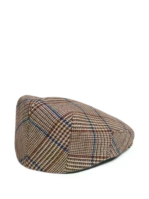 LOCK & CO. HATTERS Gill Check-pattern Flat Cap