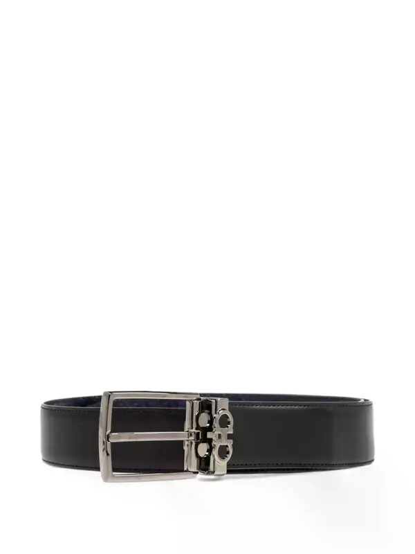 FERRAGAMO Reversible And Adjustable Gancini Belt