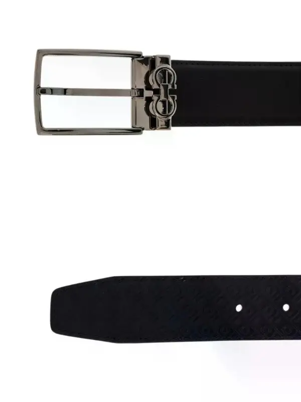 FERRAGAMO Reversible And Adjustable Gancini Belt