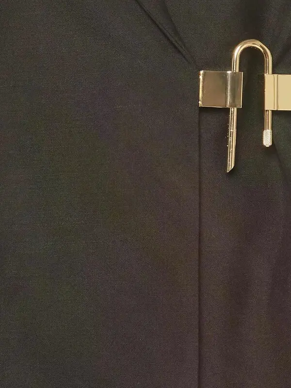 Givenchy Buckle-fastening Wrap Mini Dress