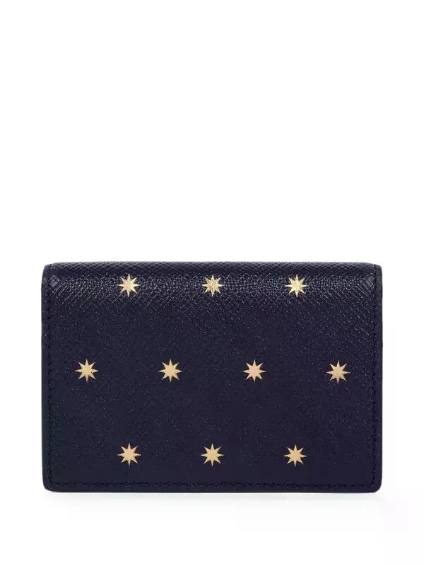 Smythson Stars Card Case - Blue