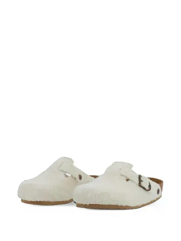 BIRKENSTOCK Buckle-fastening Wool Sandals - Neutrals