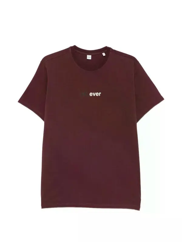Aspesi Slogan-print T-shirt - Red