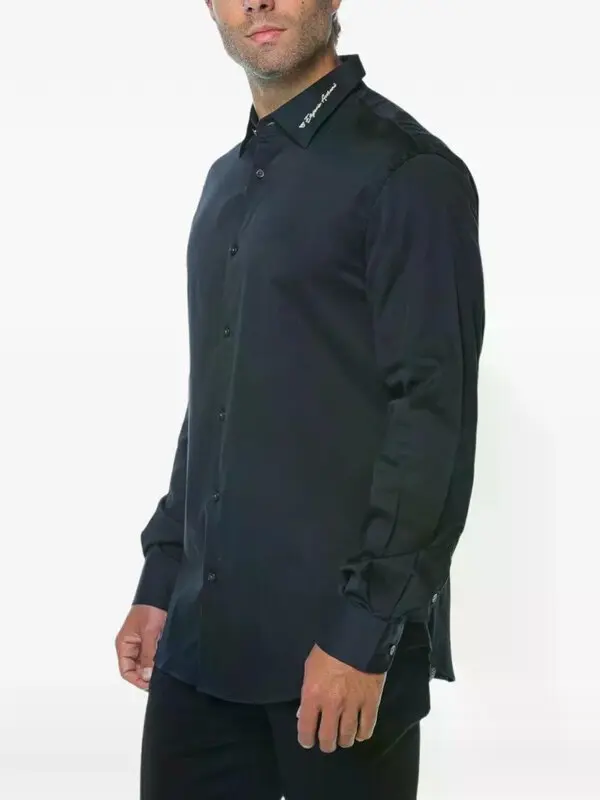 Emporio Armani Logo-embroidered Shirt