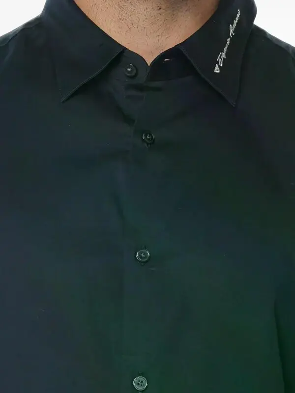 Emporio Armani Logo-embroidered Shirt
