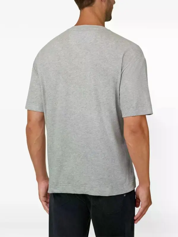 Boggi Milano T-shirt In Cotton Jersey Mélange