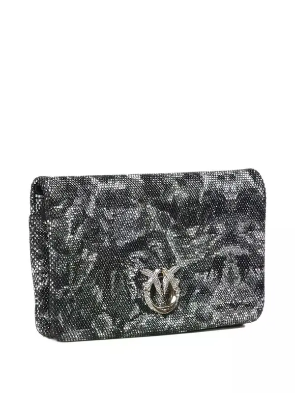 Pinko Love Birds Crystal-embellished Shoulder Bag