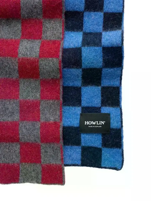 Howlin' Cosmic Checkerboard Scarf