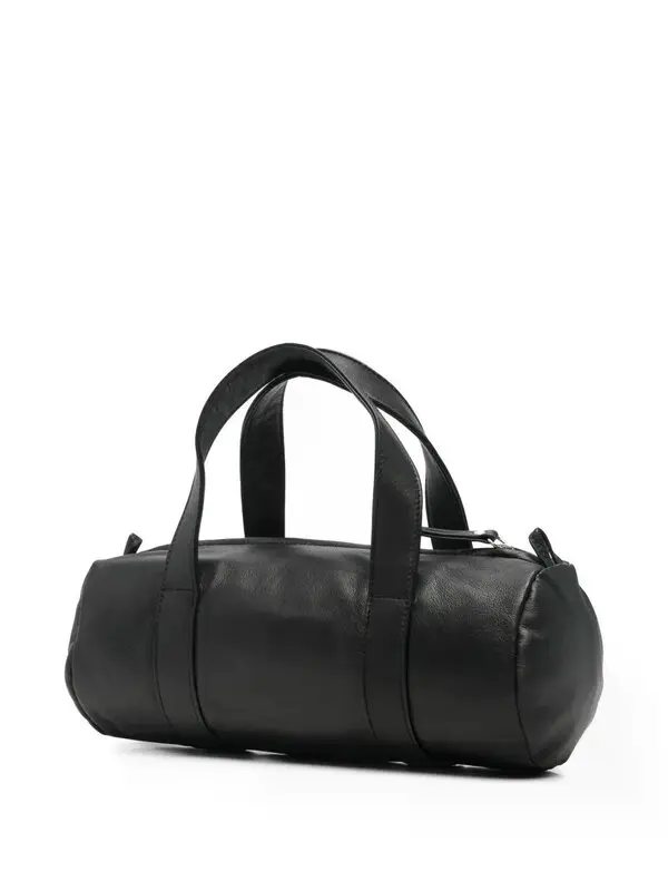 Gimaguas Barrel-shaped Leather Tote Bag