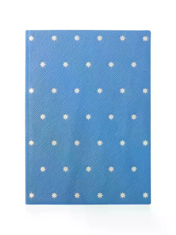 Smythson Soho Star-print Notebook