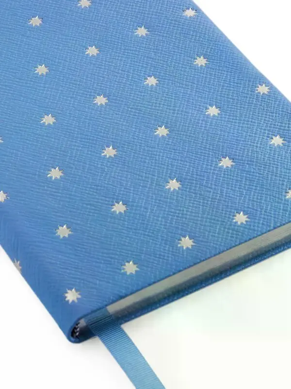 Smythson Soho Star-print Notebook