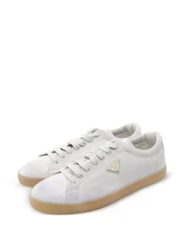 Prada 2010s Triangle Logo Sneakers