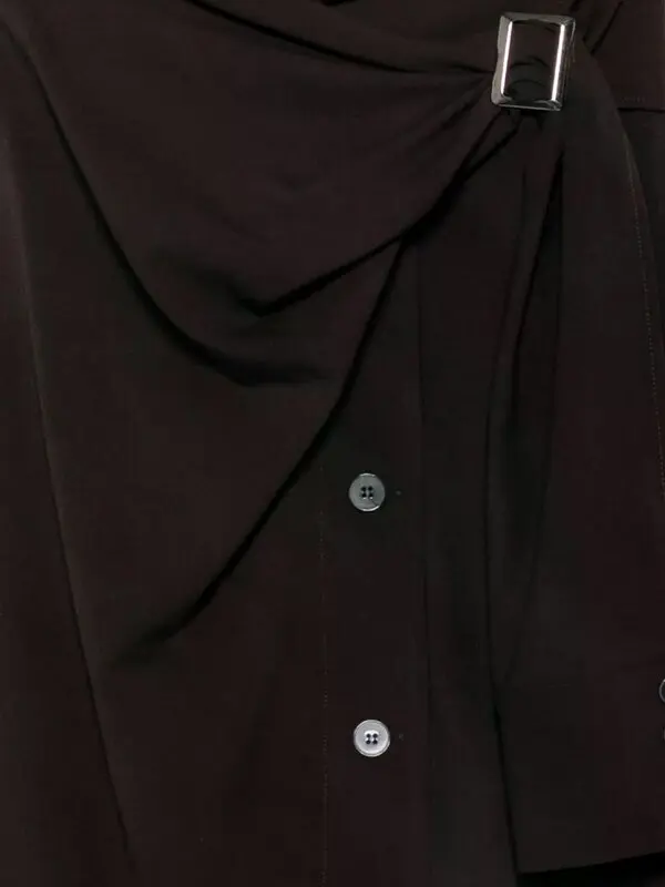 RAME Buckled Draped Skirt