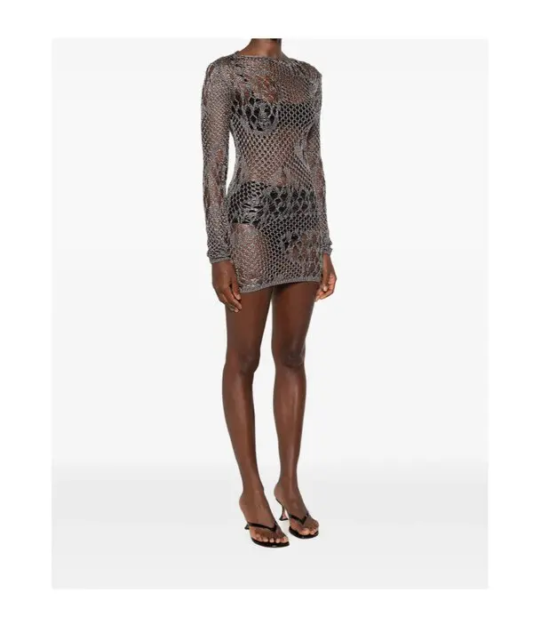 DONDUP Open-knit Dress