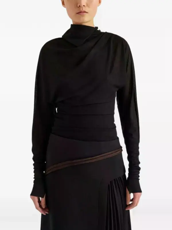 Proenza Schouler Golda Top In Gauzy